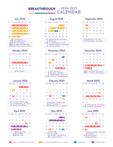 Calendar - Breakthrough Public Schools (BPS)